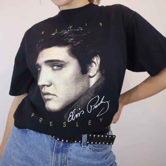 Vintage | Tops | Vintage Elvis Presley Tee | Poshmark